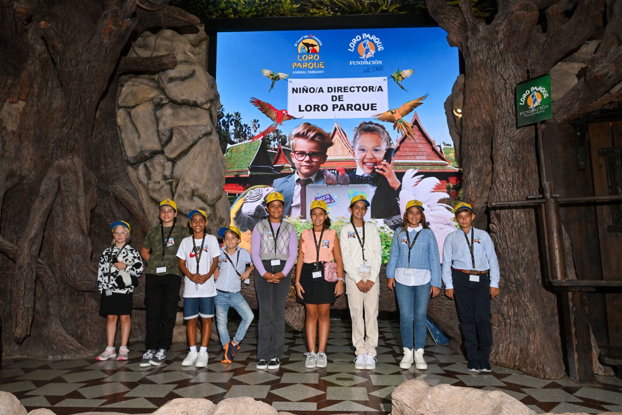 Loro Parque welcomes the finalists of the “child director” contest ...